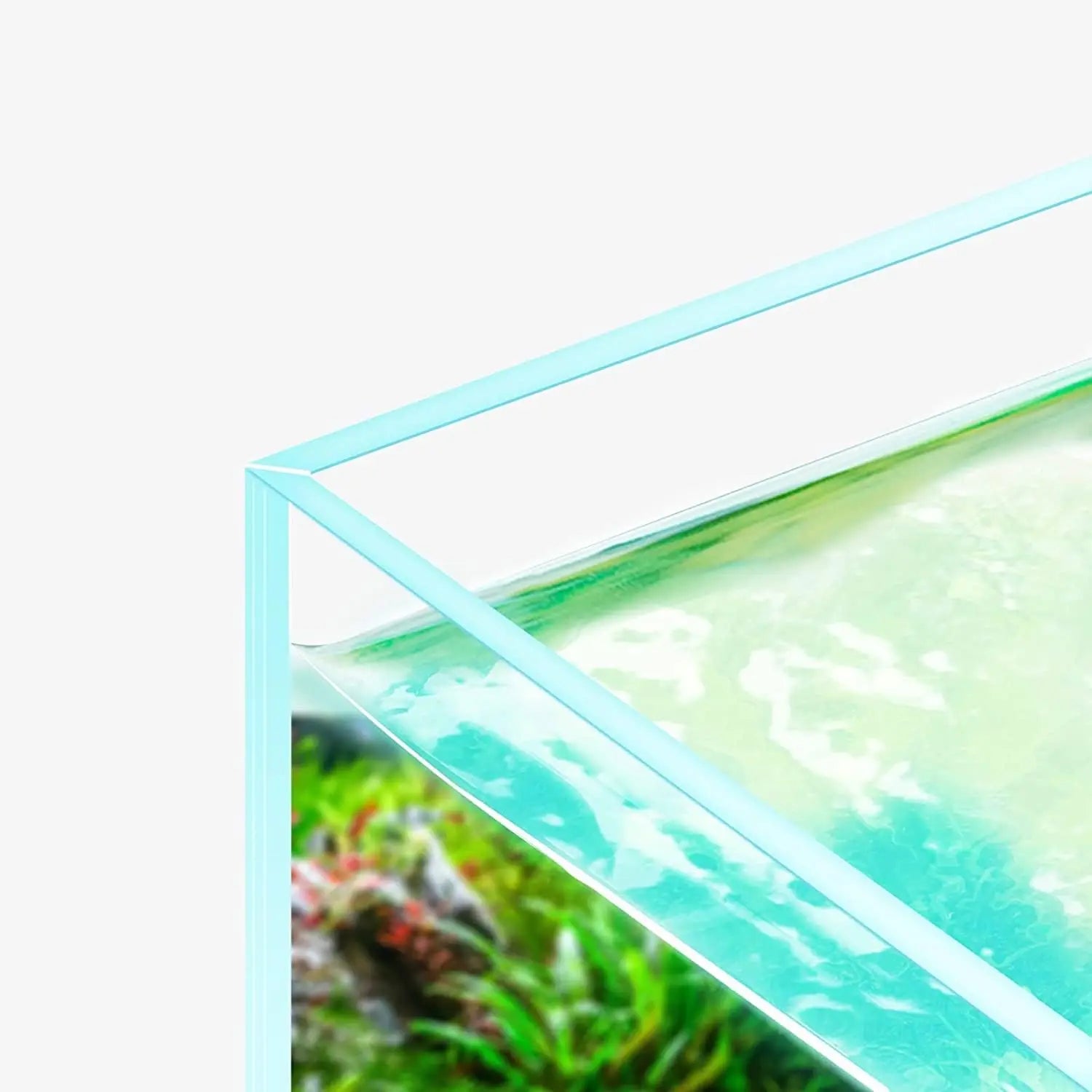6.4gal Rimless Low Iron Ultra-White Glass Aquarium – PlantedPro