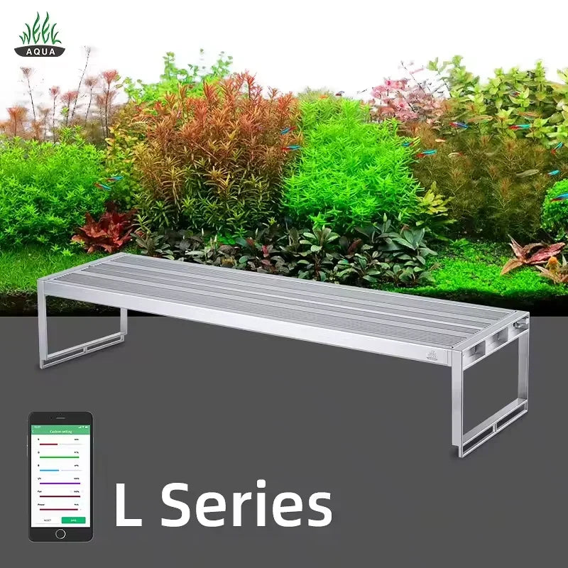 WEEK AQUA L Series APP-Controlled LED Aquarium Light with Dimmer ...